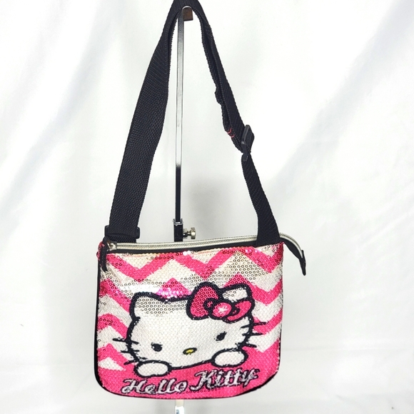 Hello Kitty | Bags | Hello Kitty Sequined Crossbody Purse P73 | Poshmark